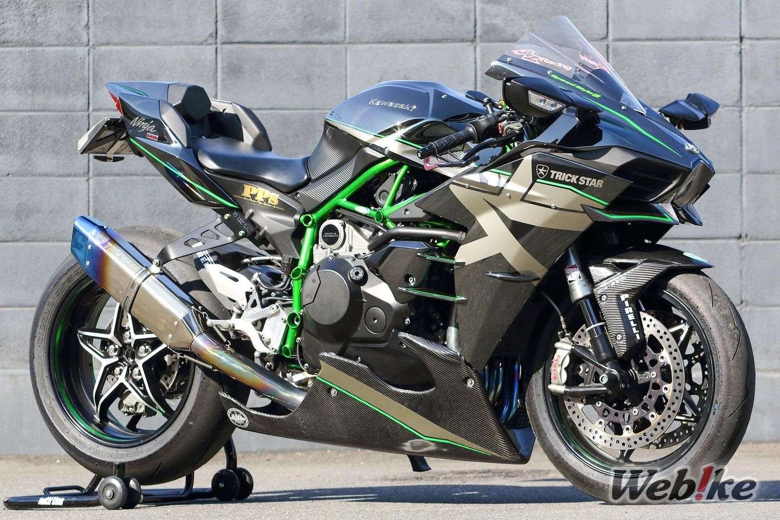 Modifikasi Ninja H2 oleh TRICK STAR Japan Custom Culture